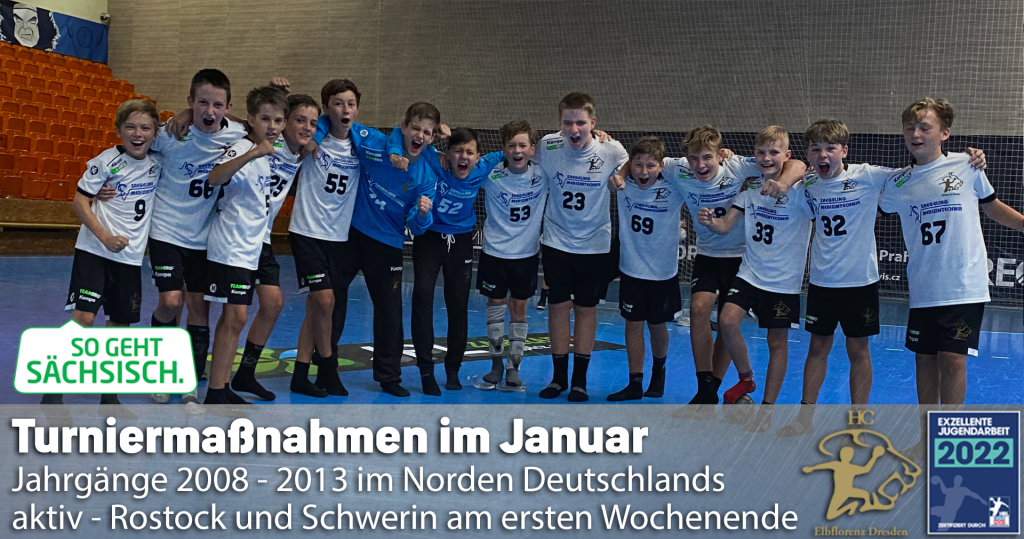 [NLZ] Turniermaßnahmen im Januar - Jungtiger HC Elbflorenz