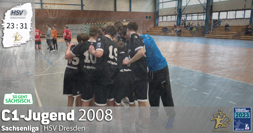 [C1-Jugend] HSV Dresden 23:31 HC Elbflorenz - Jungtiger HC Elbflorenz