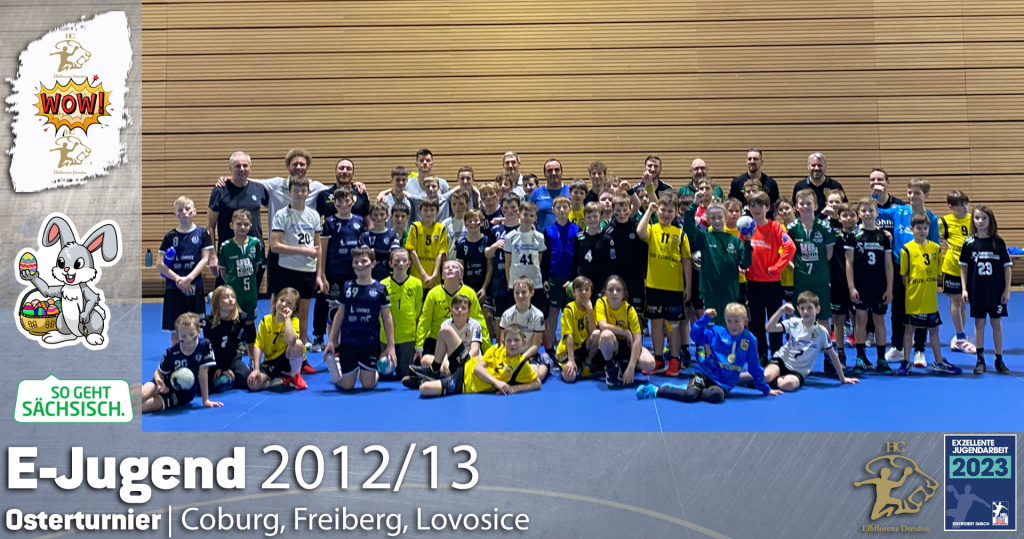 [E-Jugend] Gute Leistungen beim Oster-Turnier - Jungtiger HC Elbflorenz