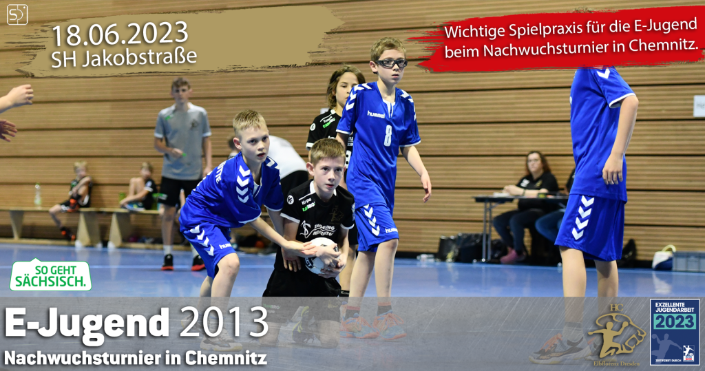 [E1-Jugend] Nachwuchsturnier in Chemnitz - Jungtiger HC Elbflorenz