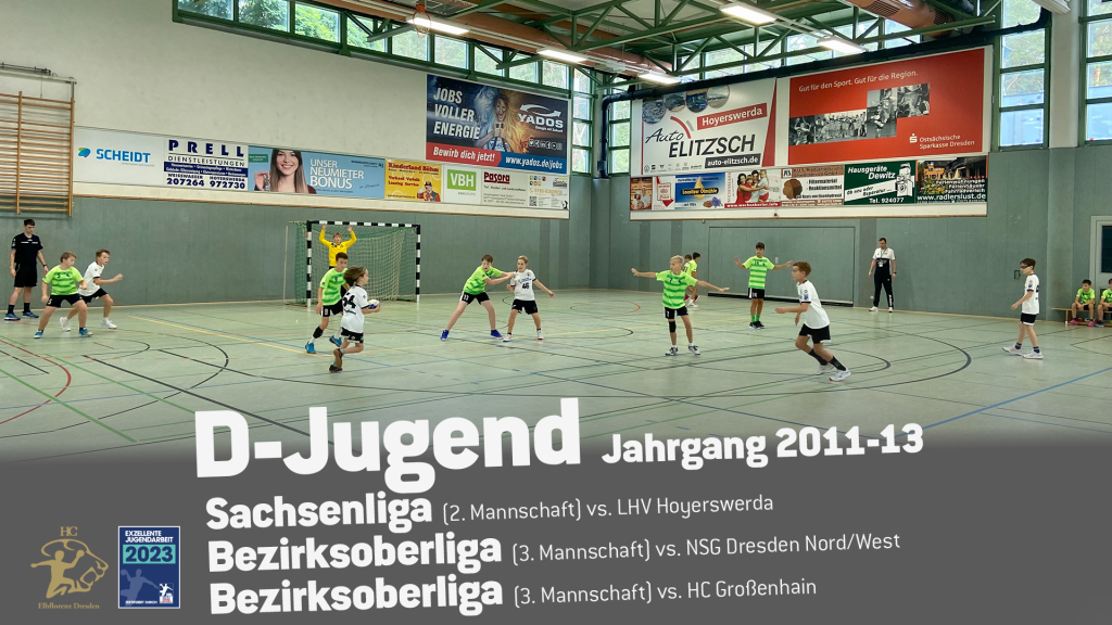 [D-Jugend] Guter Saisonstart für Jungtiger - Jungtiger HC Elbflorenz