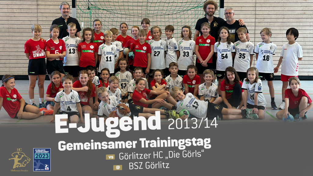 [E-Jugend] Trainingstag beim Görlitzer HC - Jungtiger HC Elbflorenz