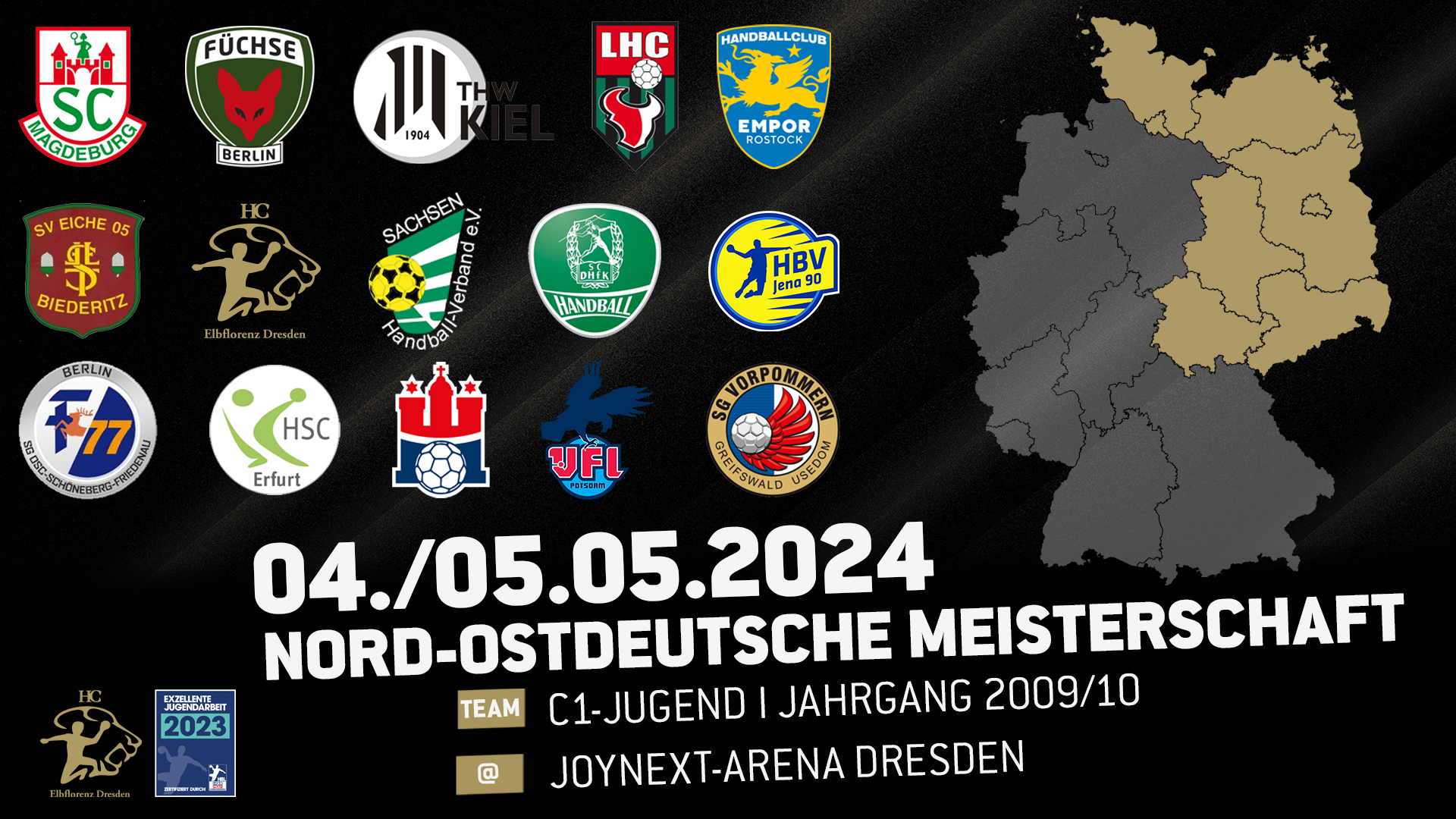 C-Jugend | Nord-Ostdeutsche Meisterschaft 2024 - Jungtiger HC Elbflorenz
