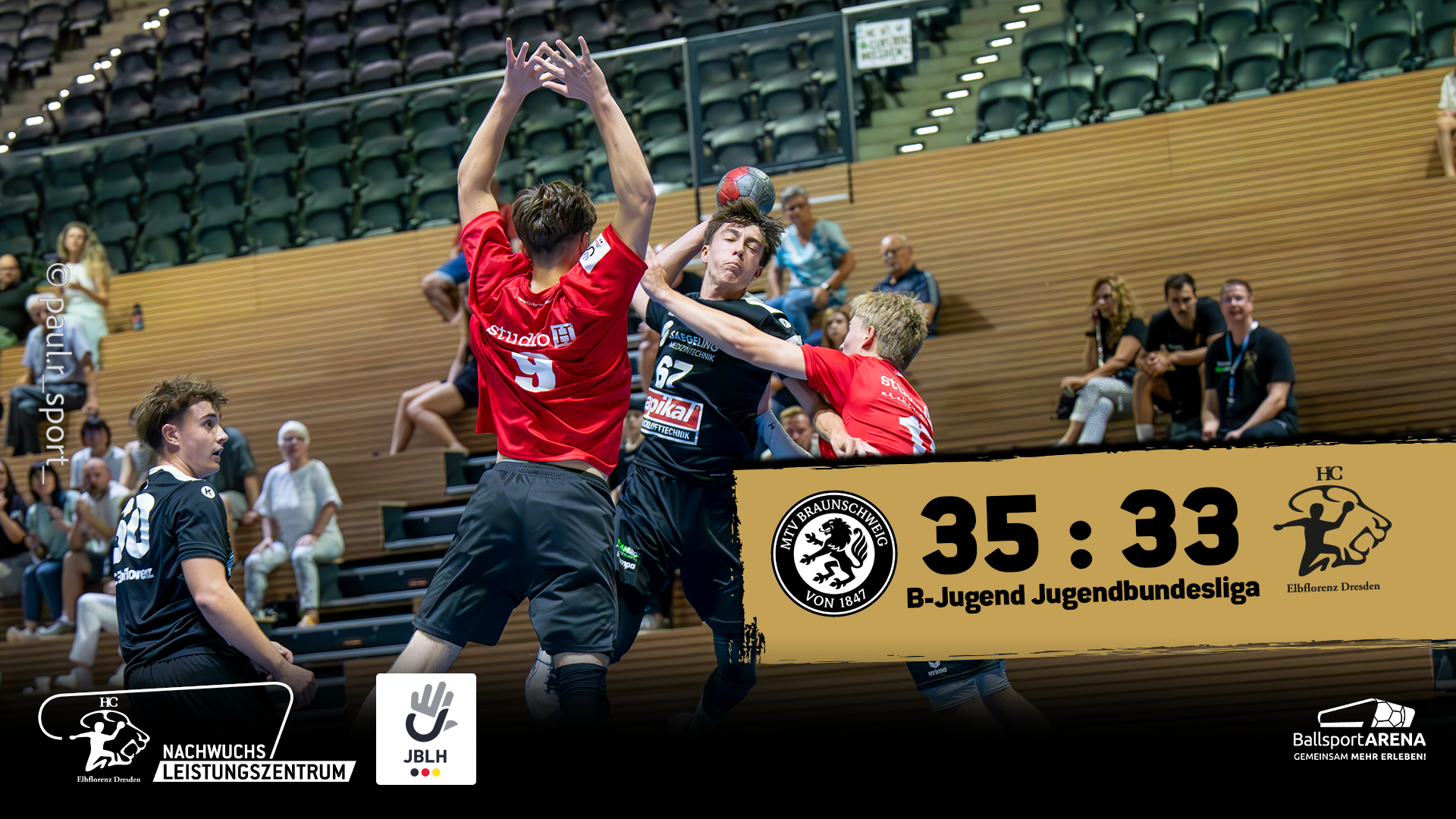 Aufholjagd in zweiter Halbzeit für B-Jugend nicht belohnt - Jungtiger HC Elbflorenz